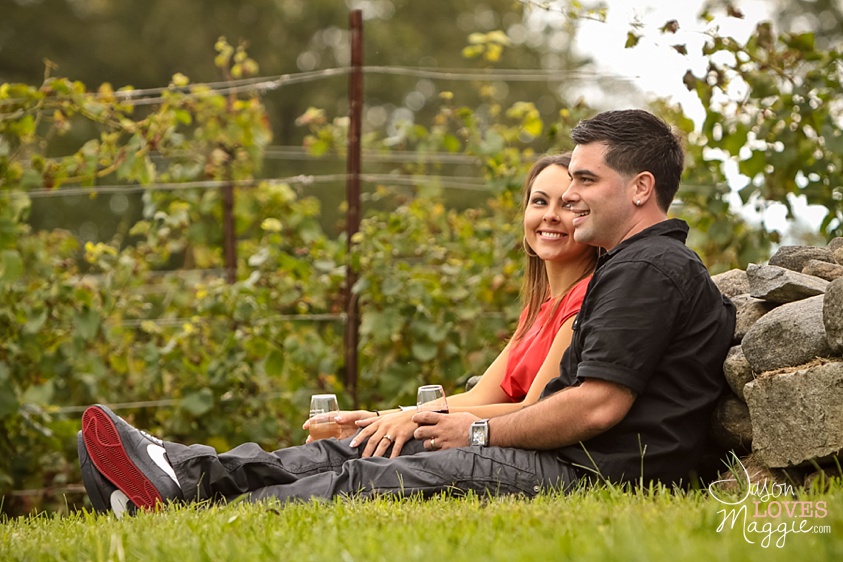 Intimate Engagement | Vanda & David | Chamard Vineyard